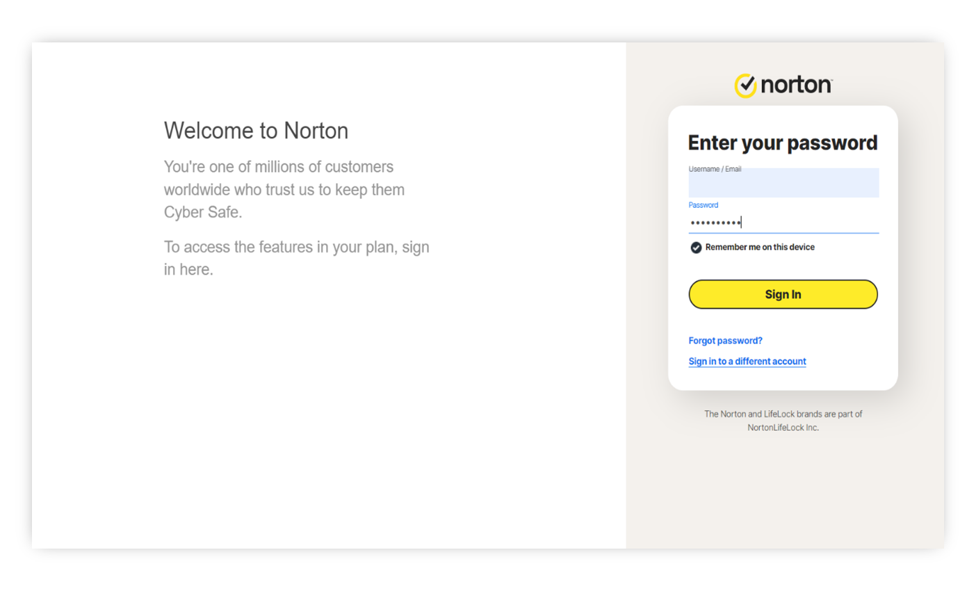 A step-by-step guide to setting up Norton’s Security products from Mweb